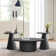 Wade Logan® Carnisha 3 - Piece Round Black Coffee Table Sets | Wayfair